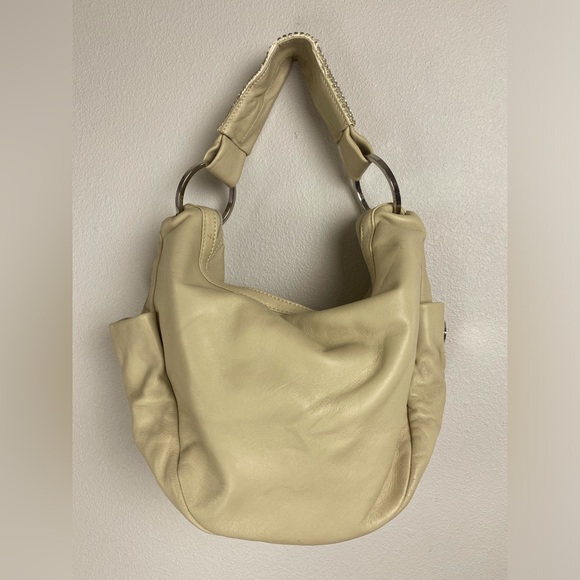 DXtouch | Bags | Dxtouch Leather Studded Hobo Bag | Poshmark